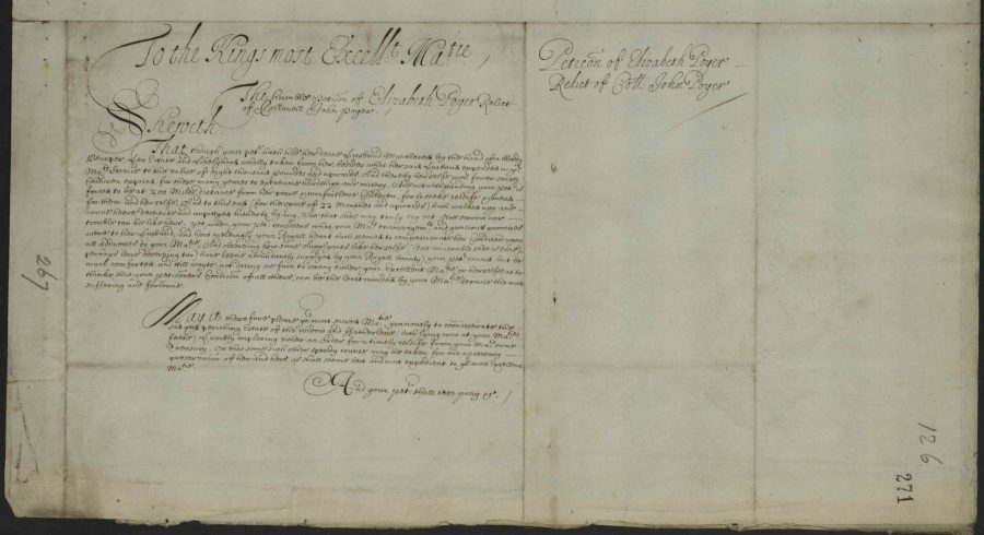 Petitions and Reparations: Elizabeth Poyer and Charles II · Civil War ...