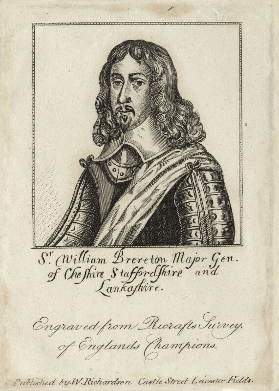 Major-General Sir William Brereton, first Baronet of Handforth Hall ...