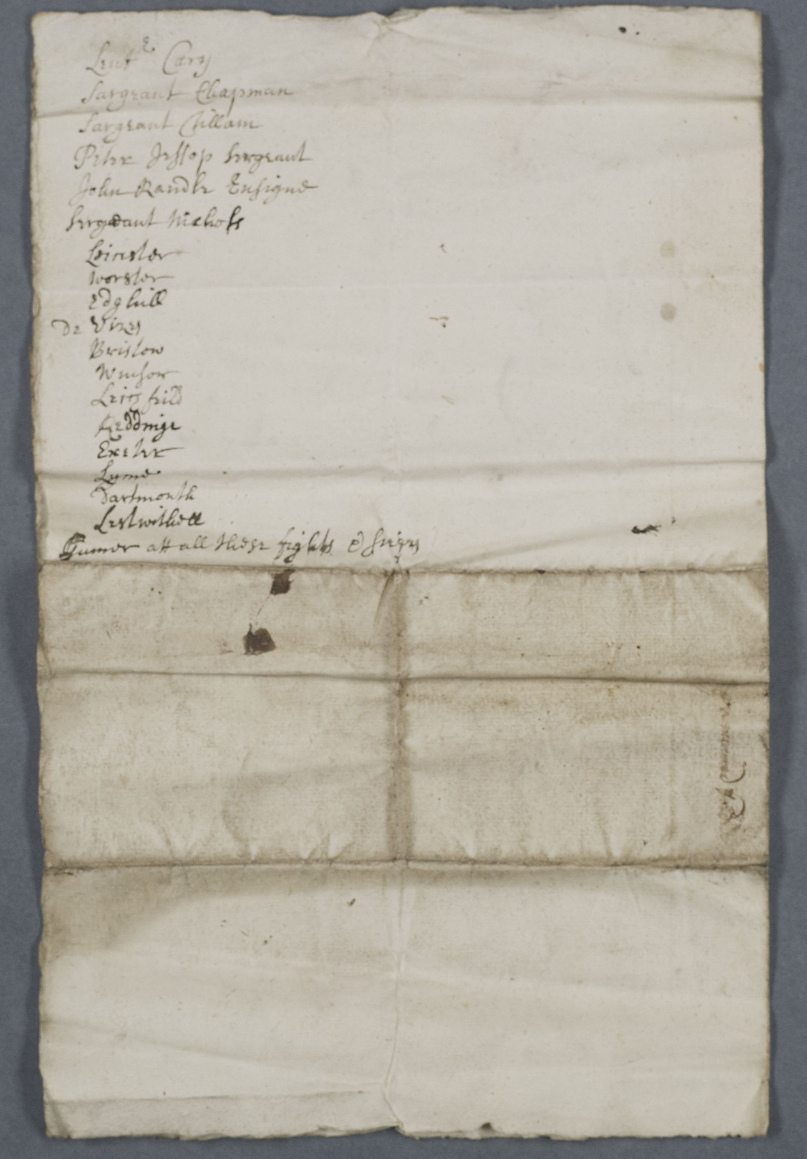 The certificate for Thomas Geach of Tavistock, Devon, 26 September 1682 ...